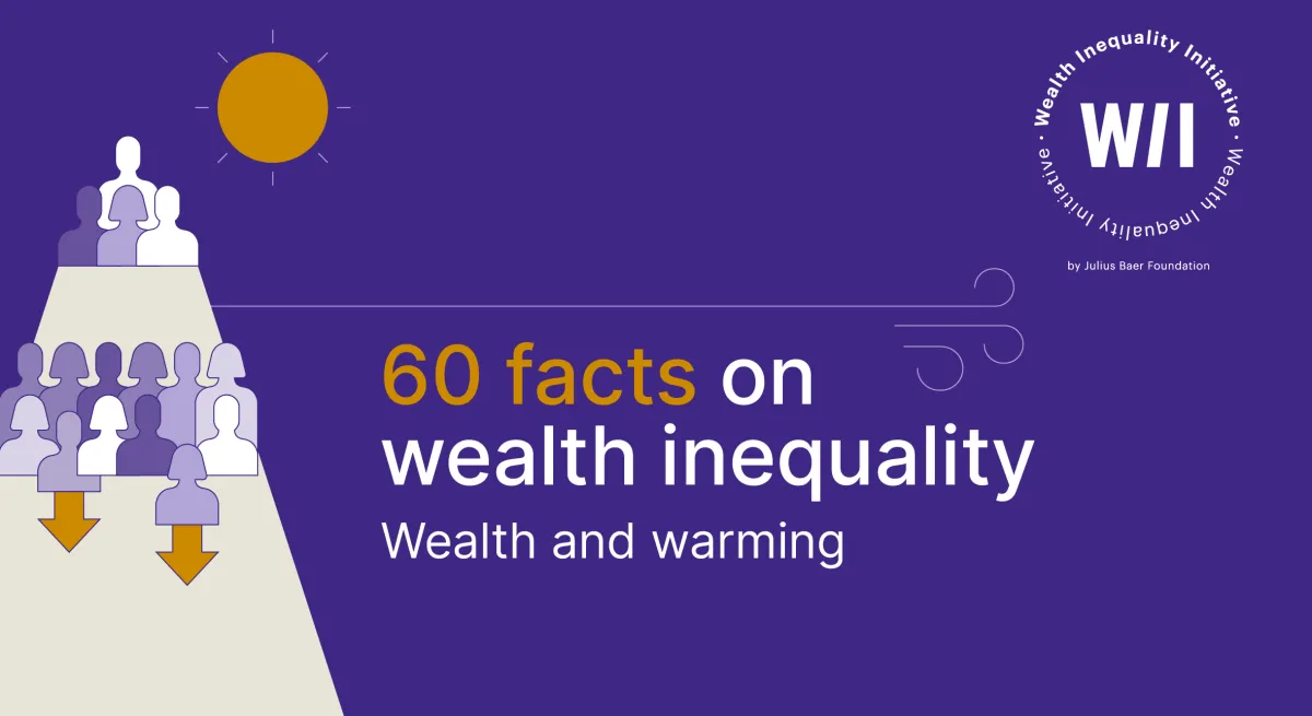 60 facts on wealth inequality - the wealth and warming gap | Wealth Inequality Initiative